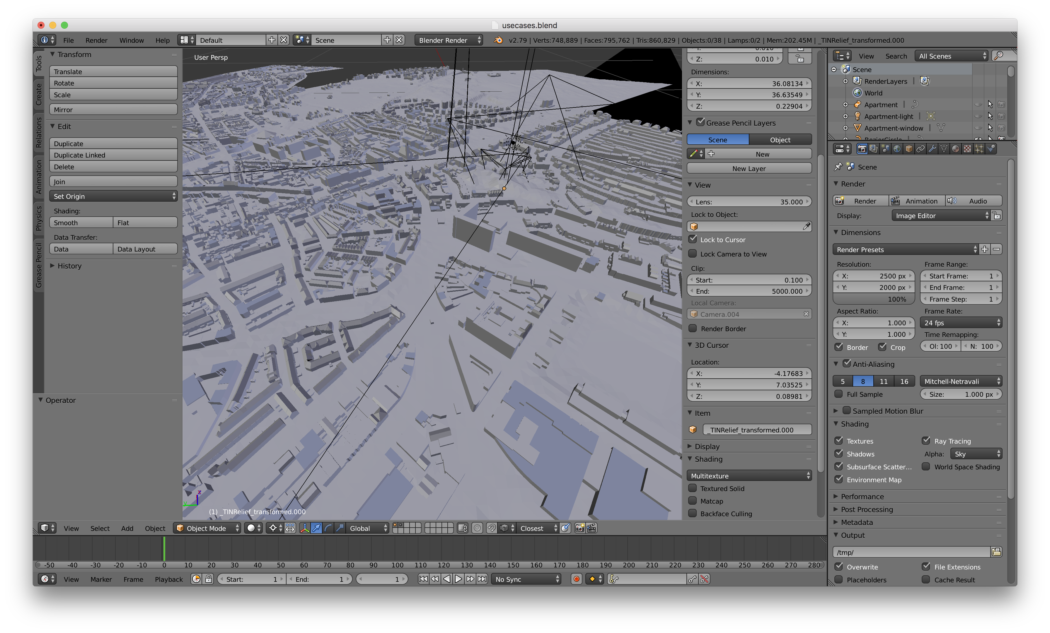 Potential MSc topics